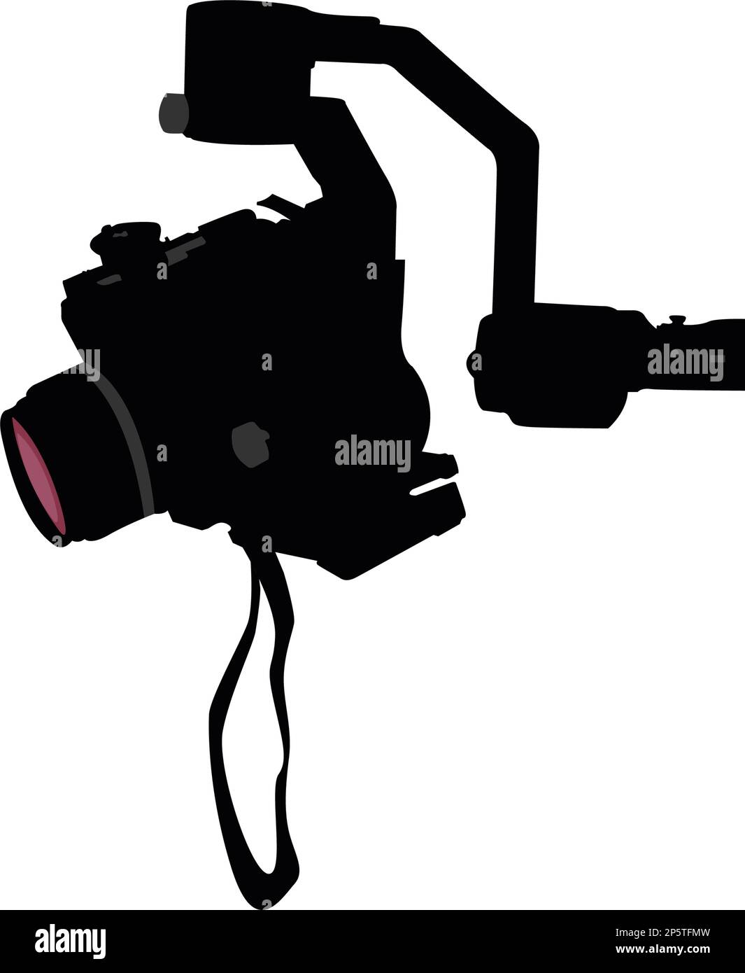 Camera on hand Stock Vector Images - Alamy