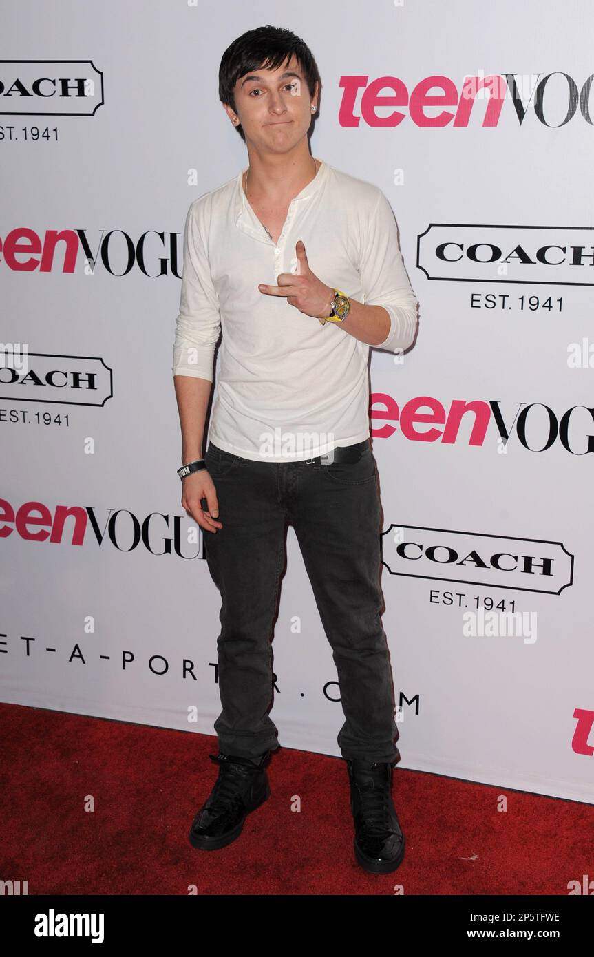 LOS ANGELES, CA - SEPTEMBER 23: Actor Mitchel Musso arrives at the 9th ...