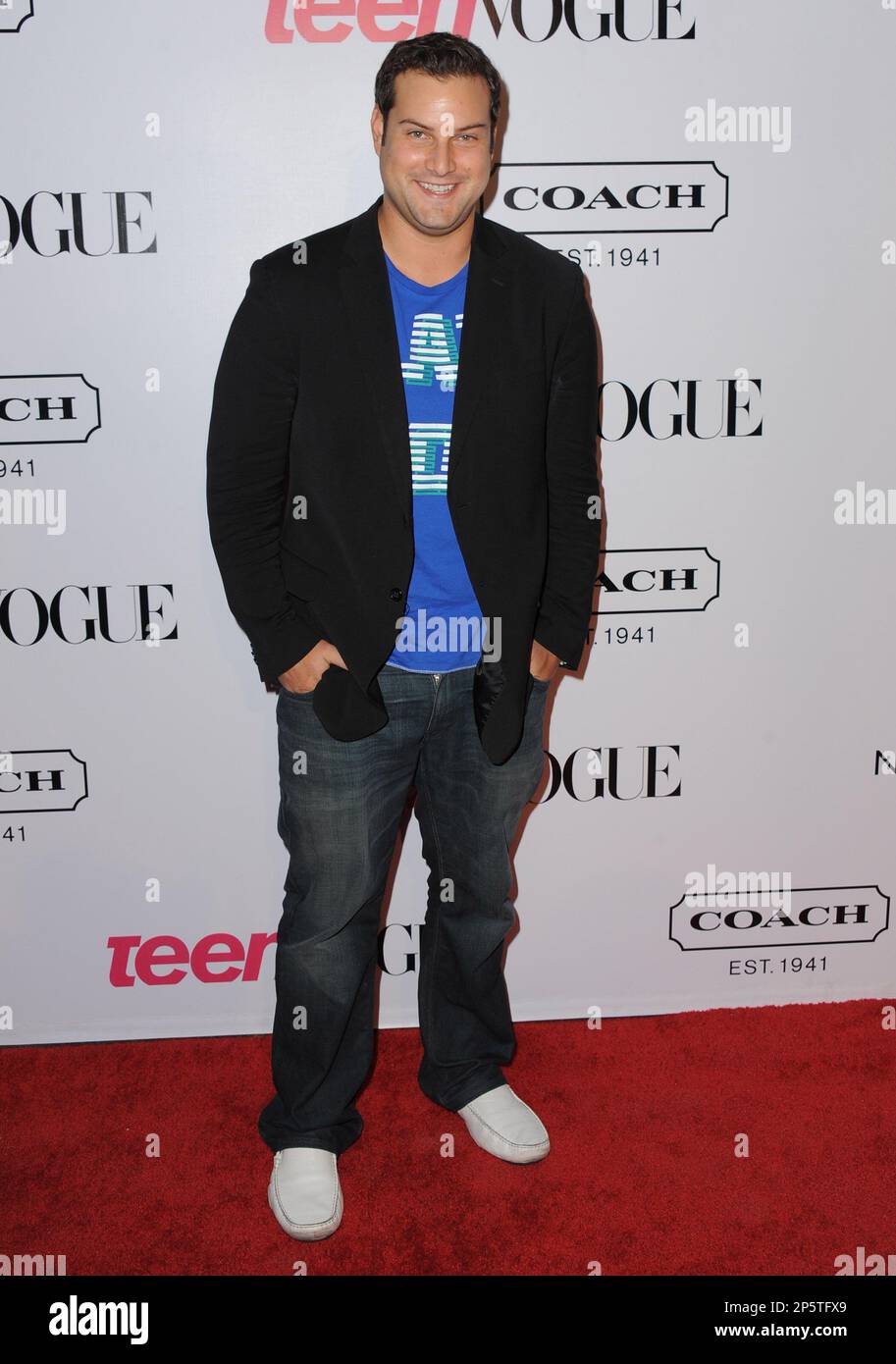 LOS ANGELES, CA - SEPTEMBER 23: Actor Max Adler arrives at the 9th Annual Teen Vogue Hollywood ...