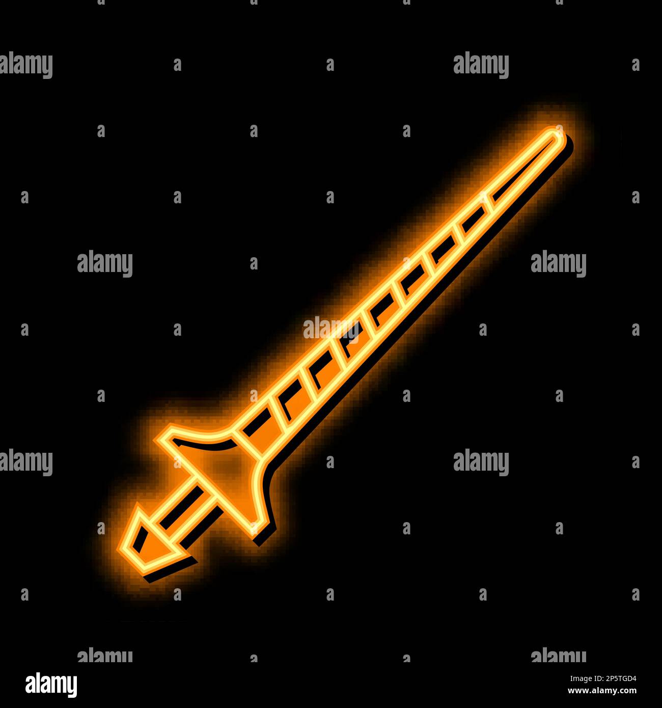 lance medieval neon glow icon illustration Stock Vector Image & Art - Alamy