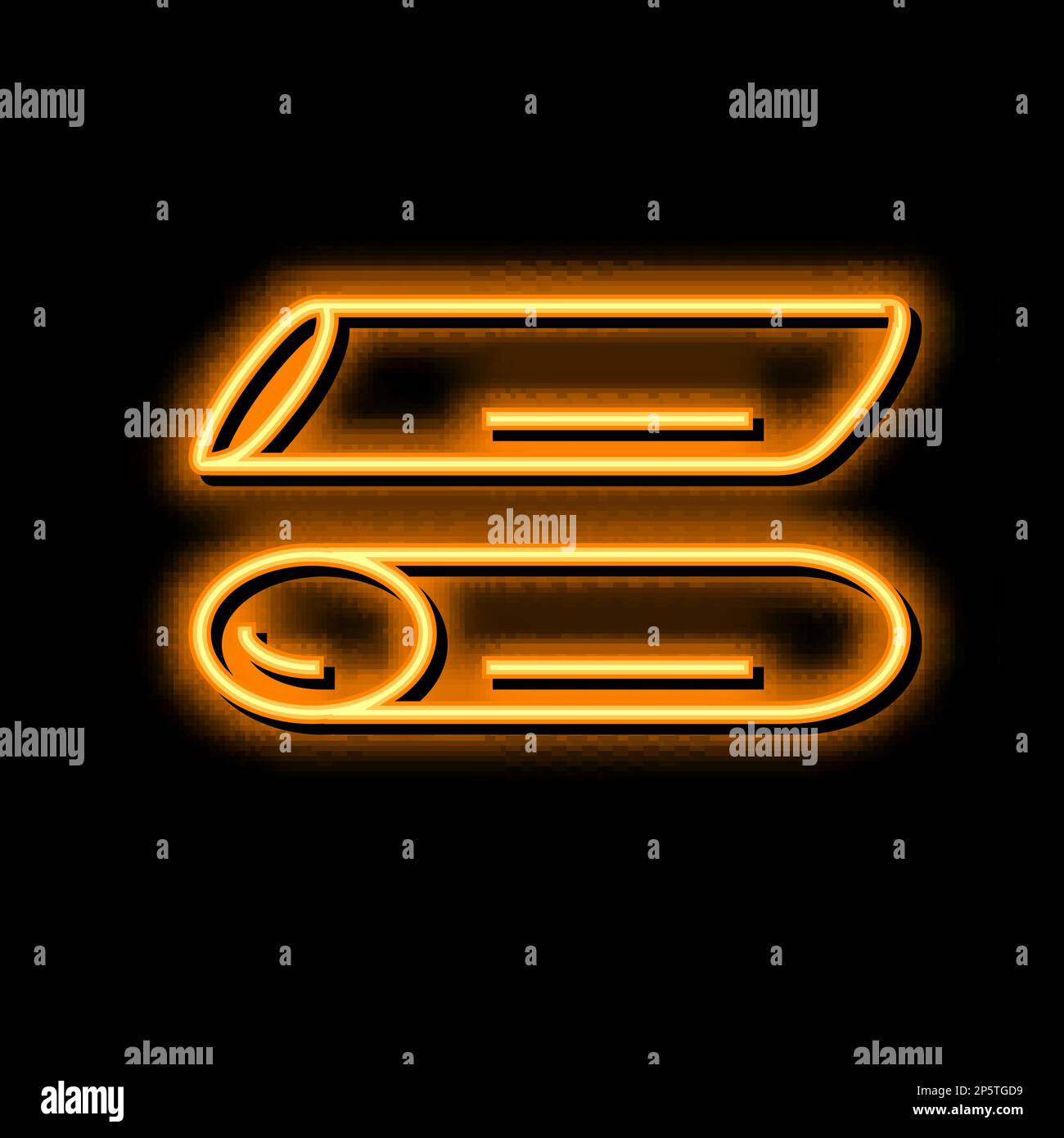 Cooked penne pasta Stock Vector Images - Alamy