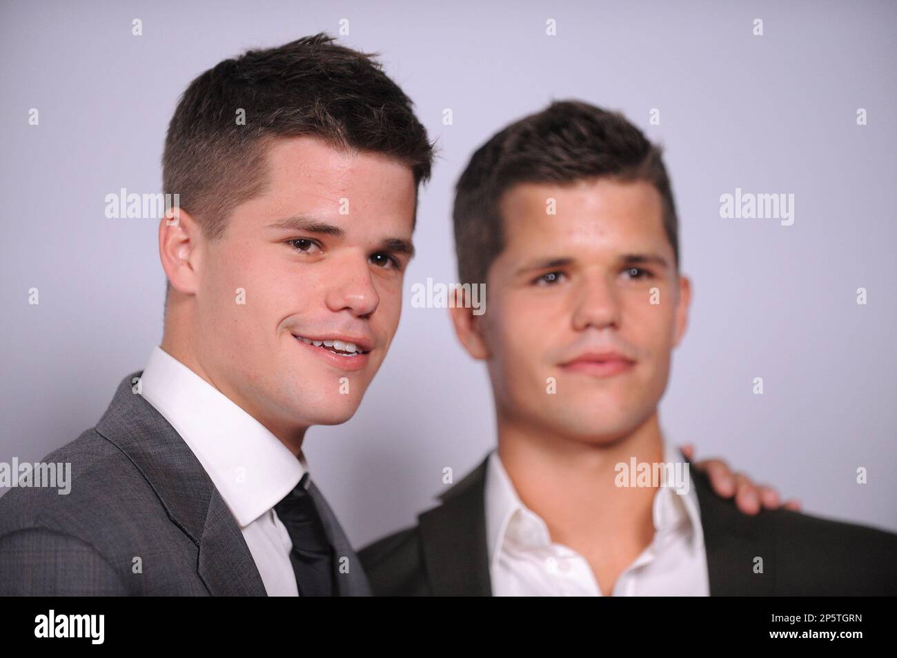 UNIVERSAL CITY, CA - SEPTEMBER 21: Actors Max Carver and Charlie Carver ...