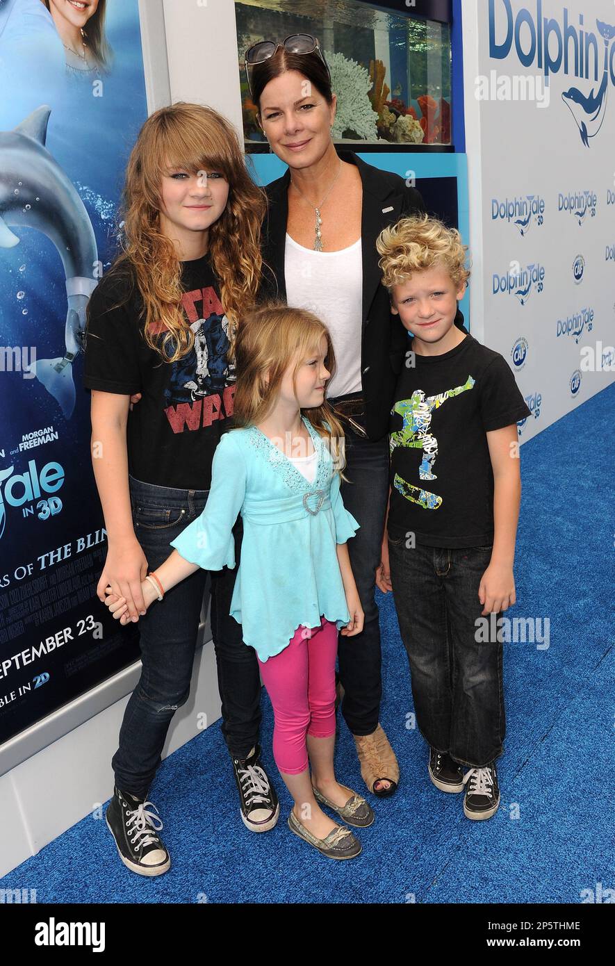 WESTWOOD, CA - SEPTEMBER 17: Actress Marcia Gay Harden (center) with ...