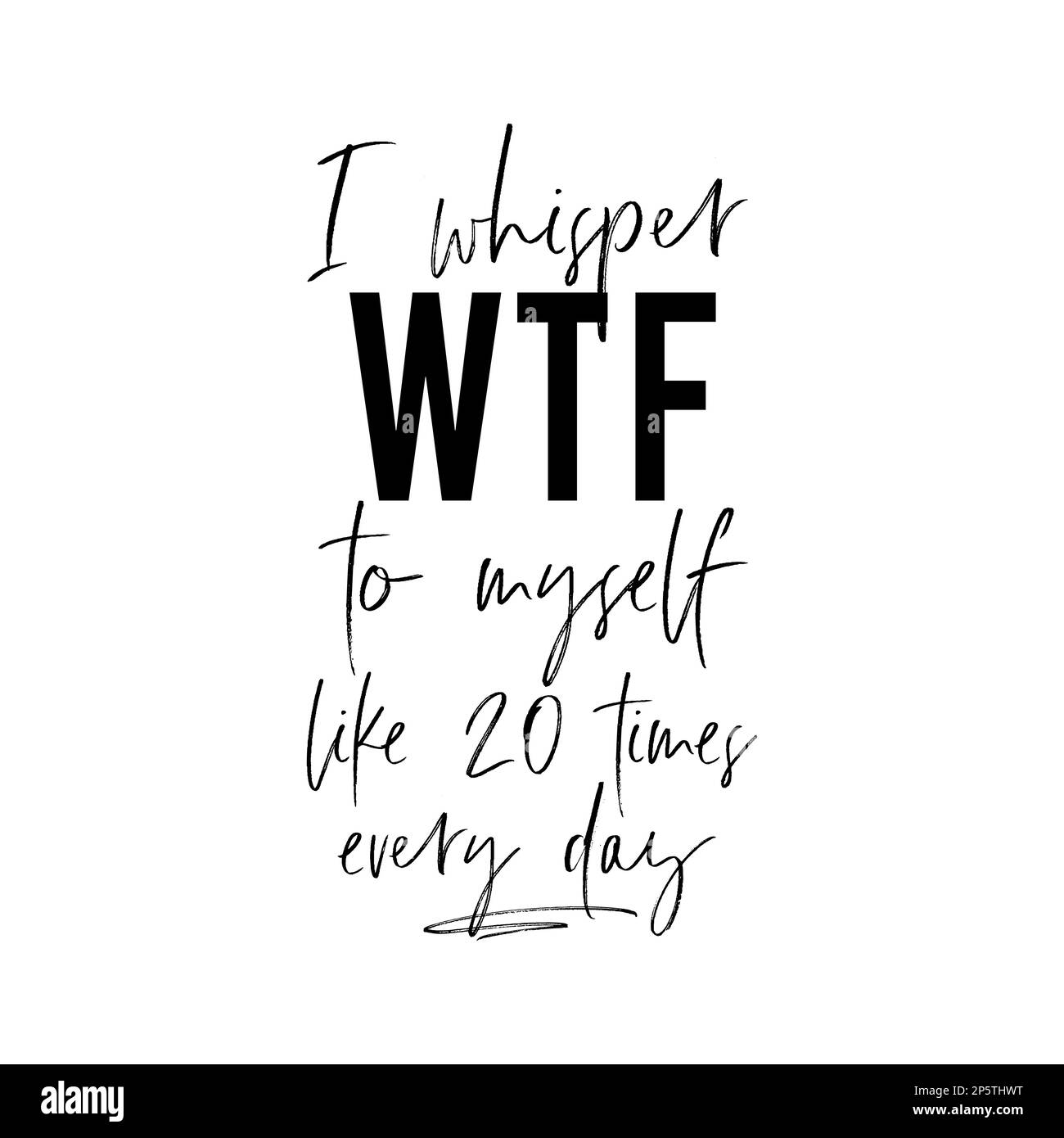 Funny tote bag quote saying. Vector illustration Stock Vector Image ...