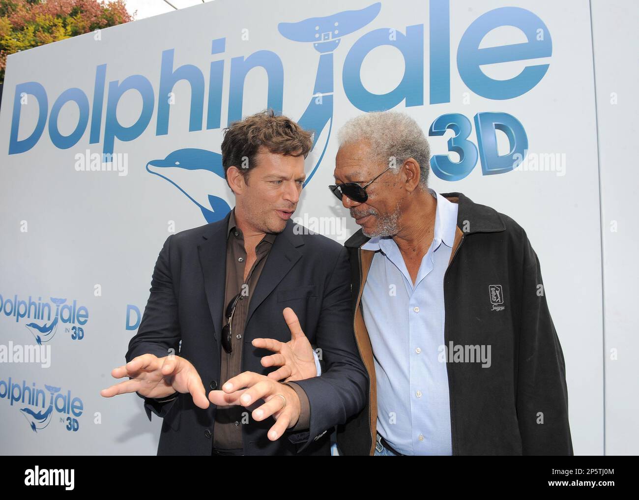 WESTWOOD, CA - SEPTEMBER 17: Harry Connick Jr. and Morgan Freeman ...