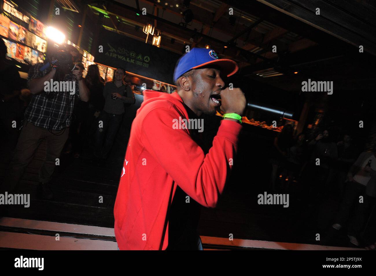 LOS ANGELES, CA - SEPTEMBER 15: Chiddy of Chiddy Bang attends Airwalk ...