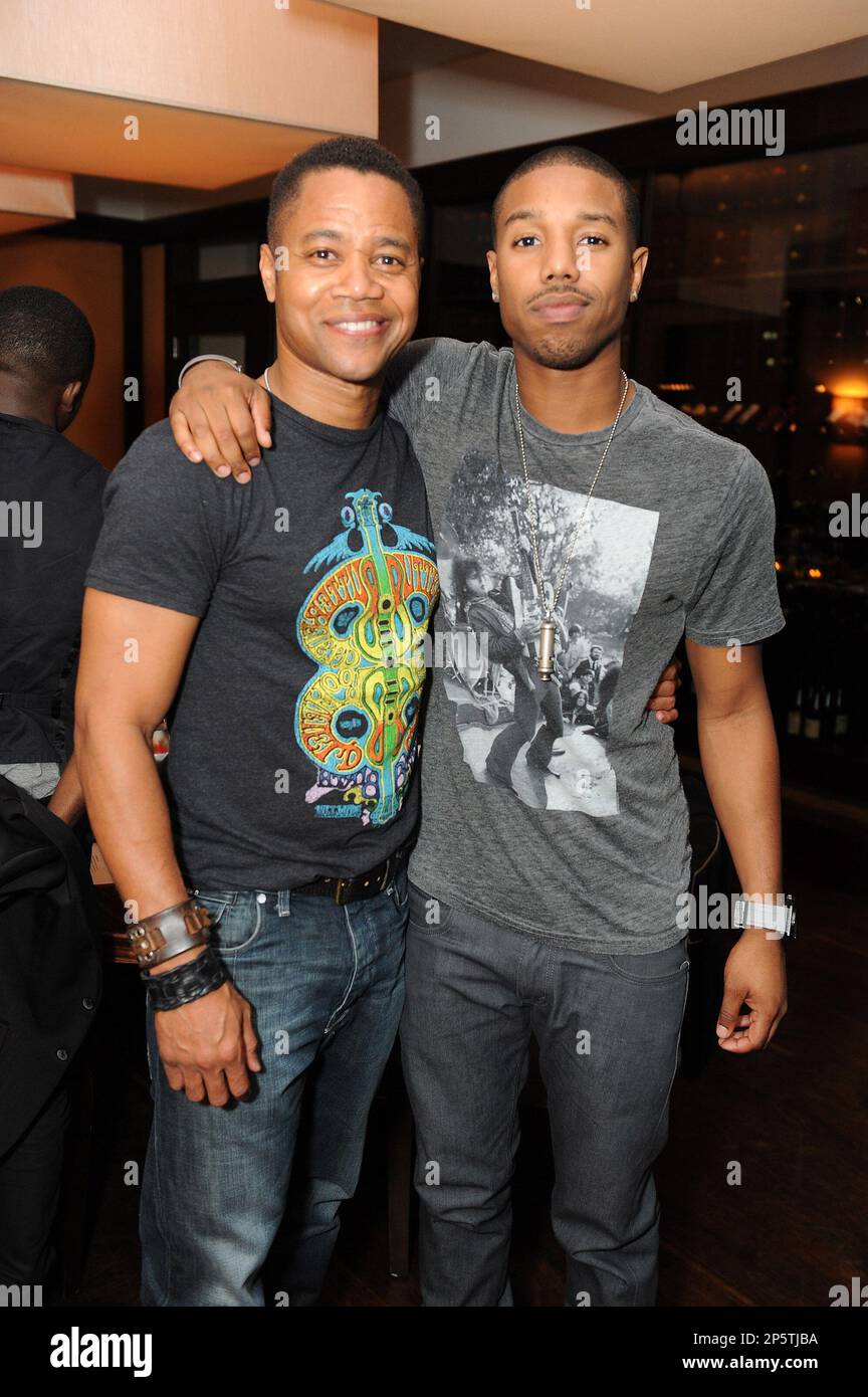 LOS ANGELES, CA - SEPTEMBER 13: Cuba Gooding Jr. and Michael B. Jordan ...