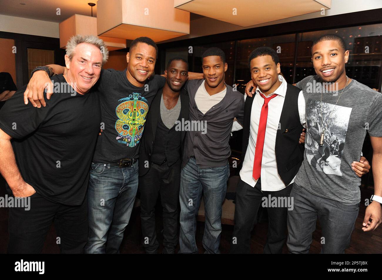 LOS ANGELES, CA - SEPTEMBER 13: Rick McCallum, Cuba Gooding Jr., Elijah ...