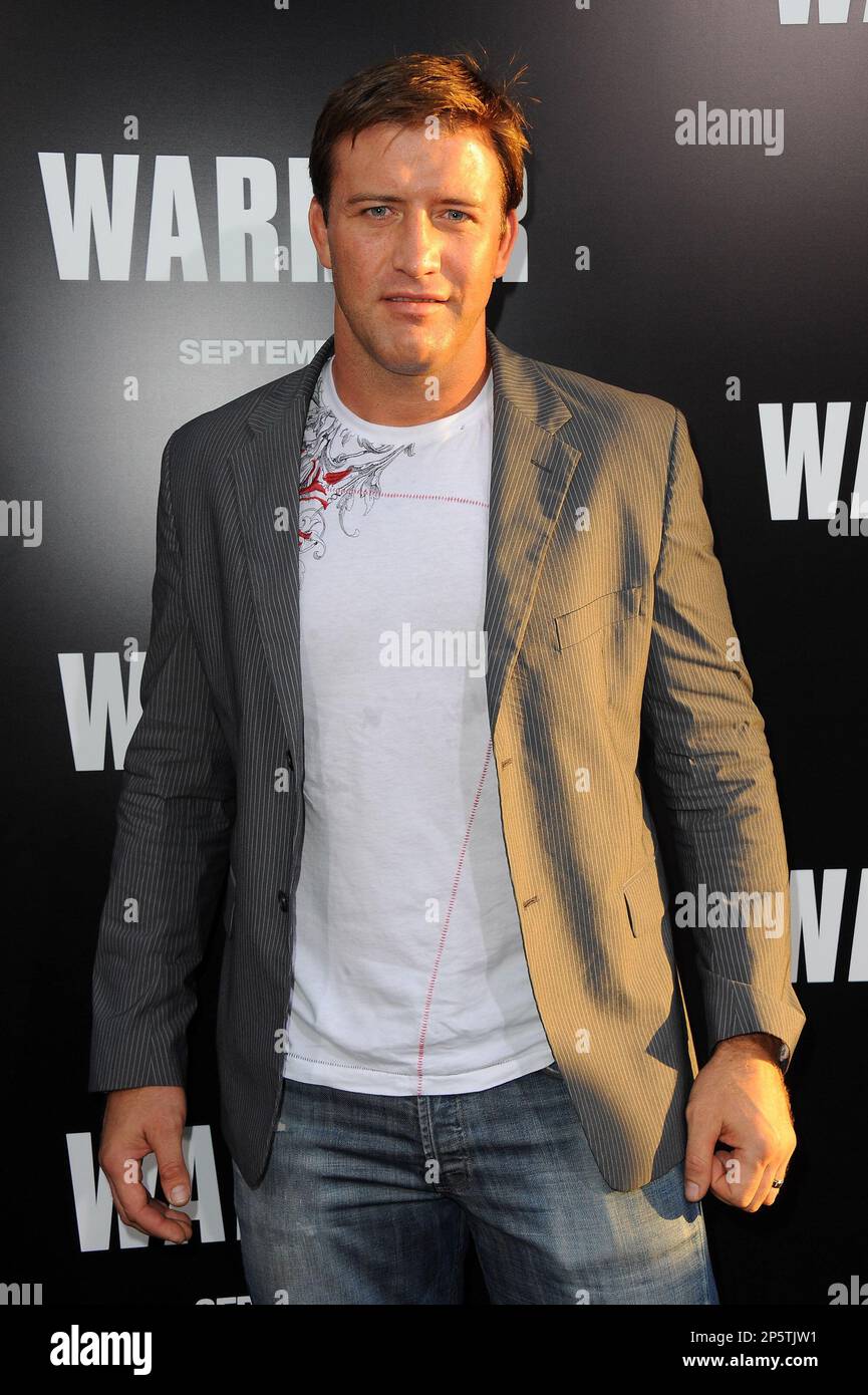 HOLLYWOOD, CA - SEPTEMBER 06: Stephen Bonnar arrives at the "Warrior ...