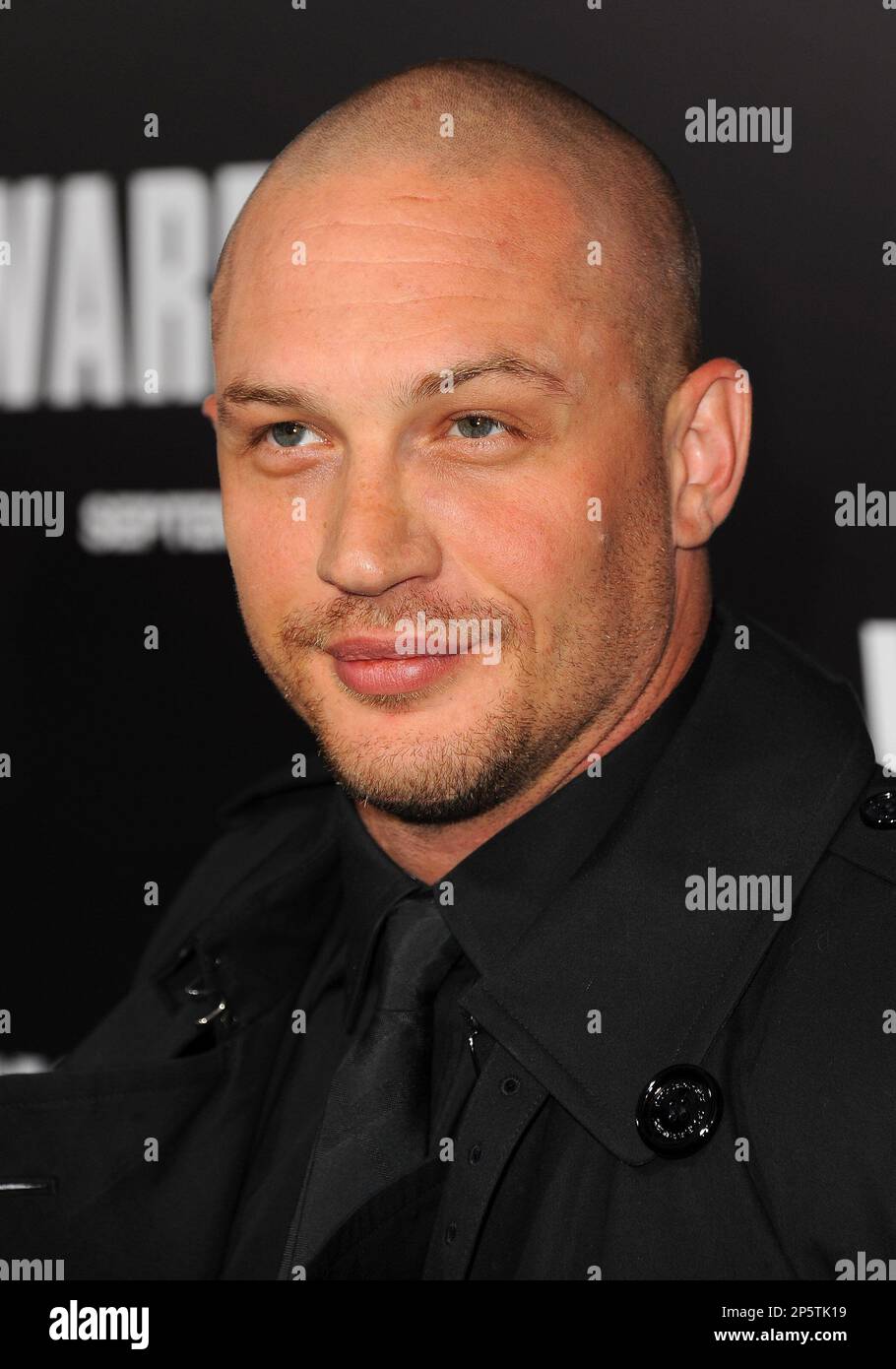 HOLLYWOOD, CA - SEPTEMBER 06: Actor Tom Hardy arrives at the "Warrior ...