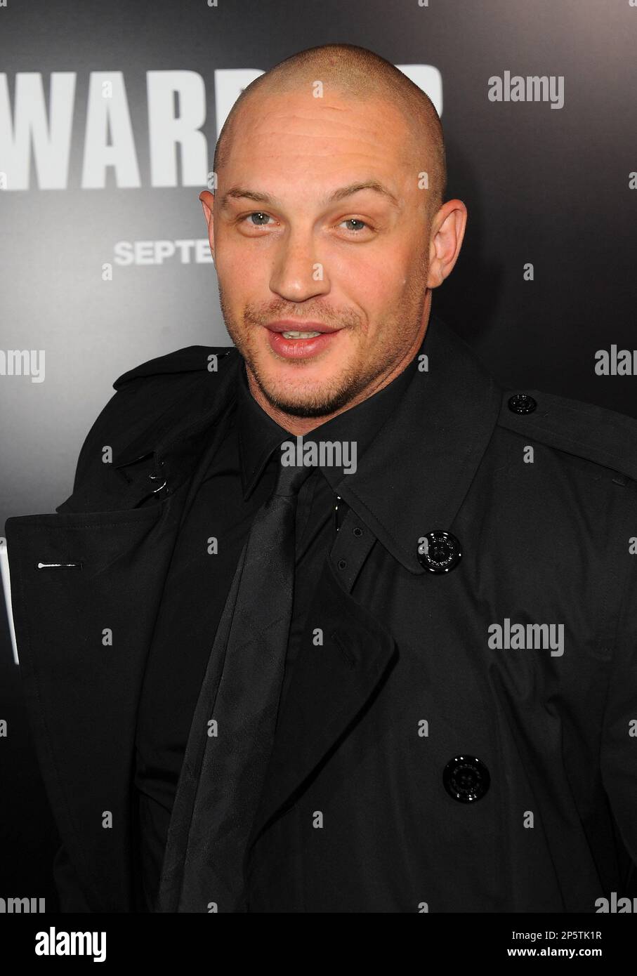 HOLLYWOOD, CA - SEPTEMBER 06: Actor Tom Hardy arrives at the "Warrior ...
