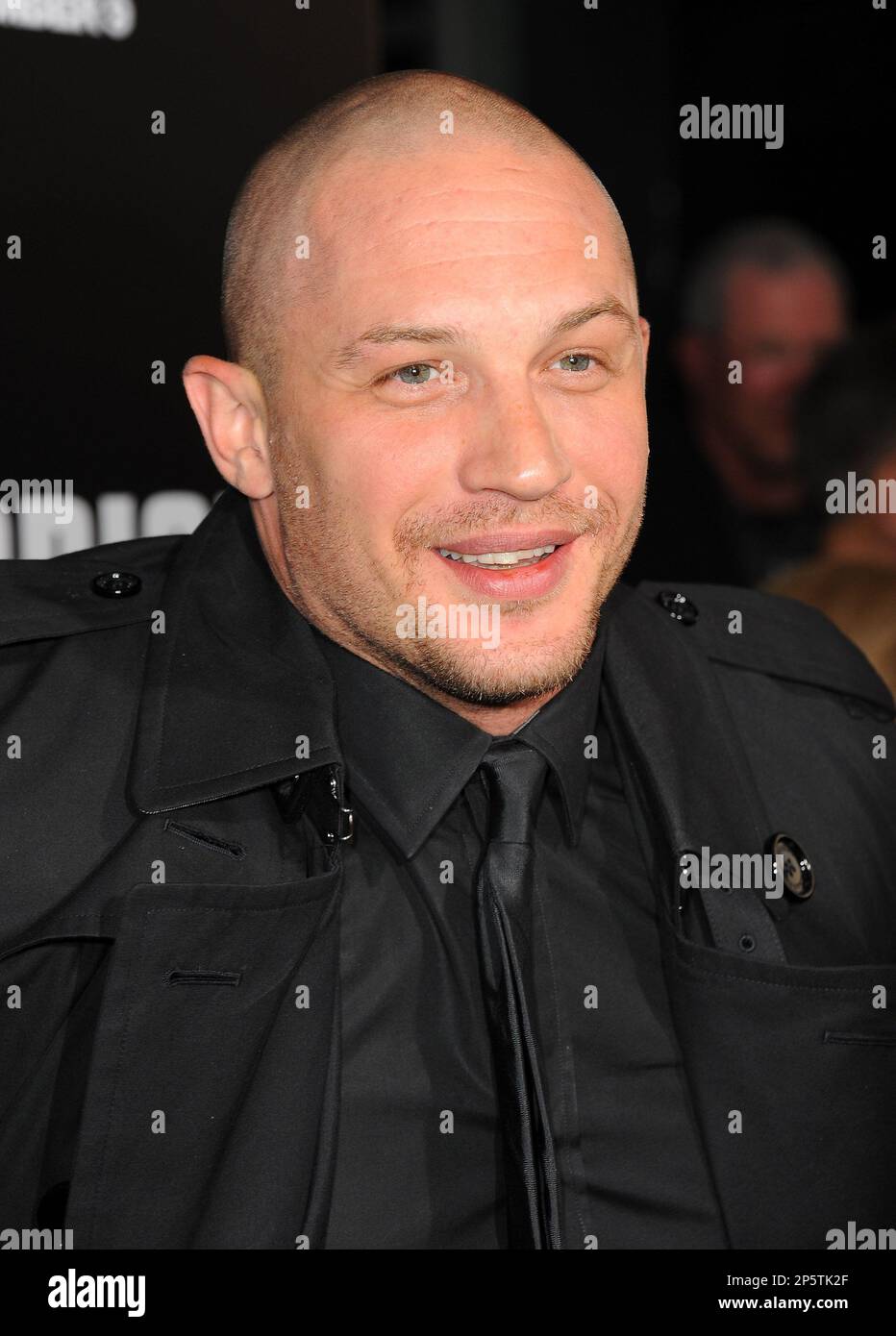 HOLLYWOOD, CA - SEPTEMBER 06: Actor Tom Hardy arrives at the "Warrior ...