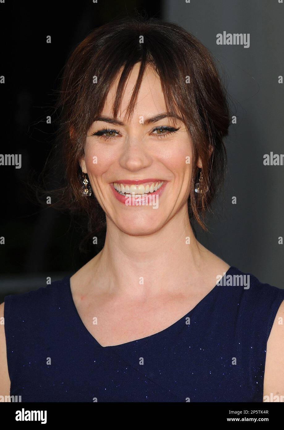 LOS ANGELES, CA - AUGUST 30: Maggie Siff arrives at FX Network's "Sons ...