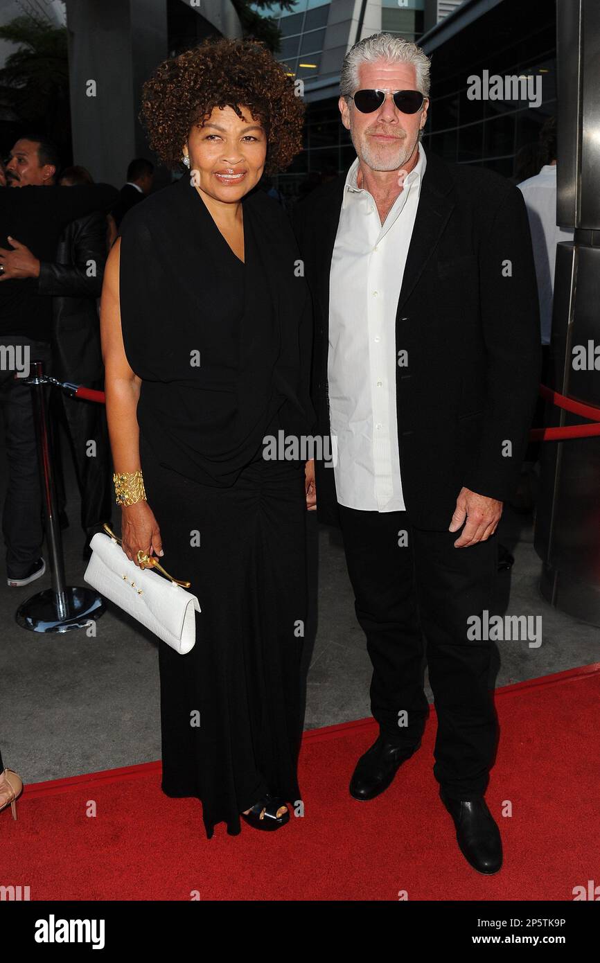 LOS ANGELES, CA - AUGUST 30: Ron Perlman arrives at FX Network's "Sons ...