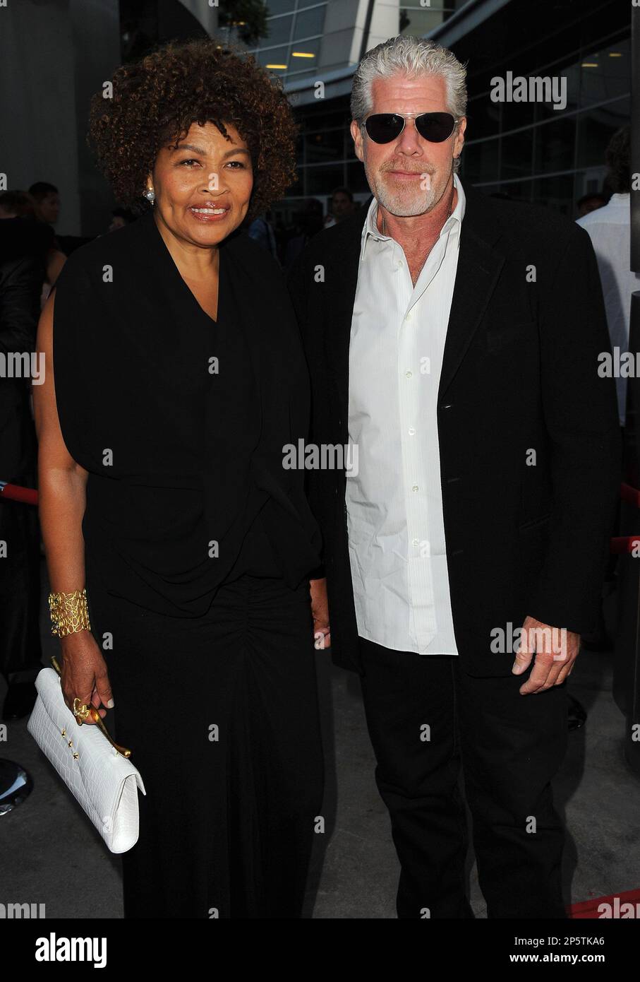 LOS ANGELES, CA - AUGUST 30: Ron Perlman arrives at FX Network's "Sons ...