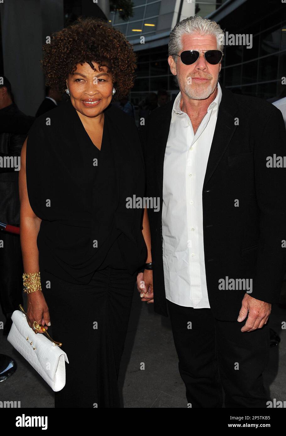 LOS ANGELES, CA - AUGUST 30: Ron Perlman arrives at FX Network's "Sons ...