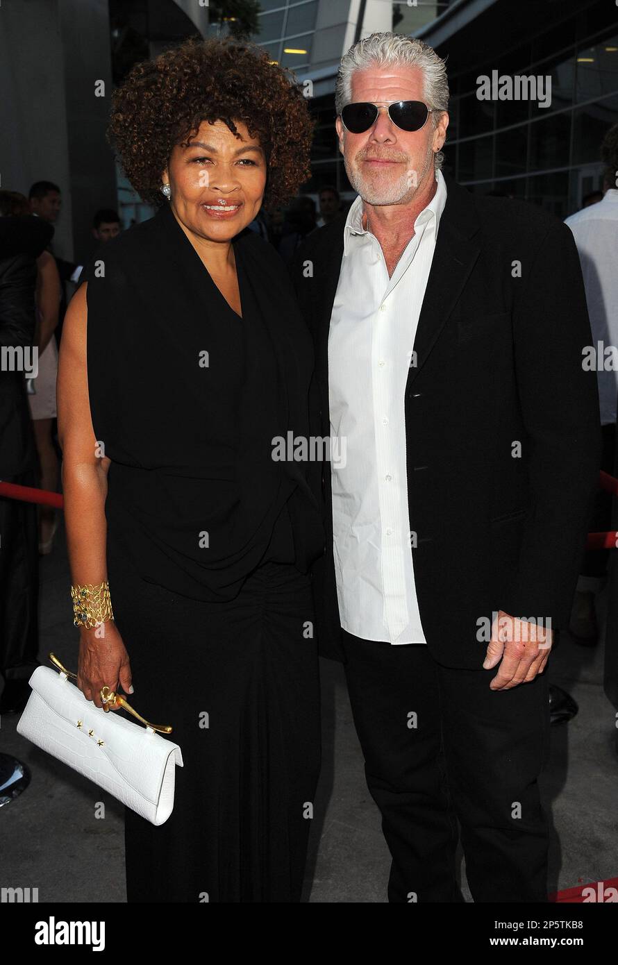 LOS ANGELES, CA - AUGUST 30: Ron Perlman arrives at FX Network's "Sons ...