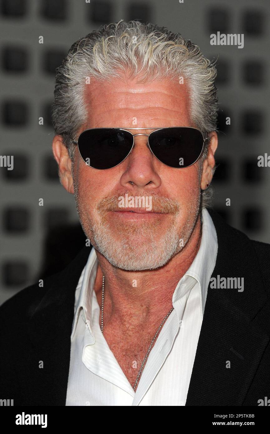 LOS ANGELES, CA - AUGUST 30: Ron Perlman arrives at FX Network's "Sons ...