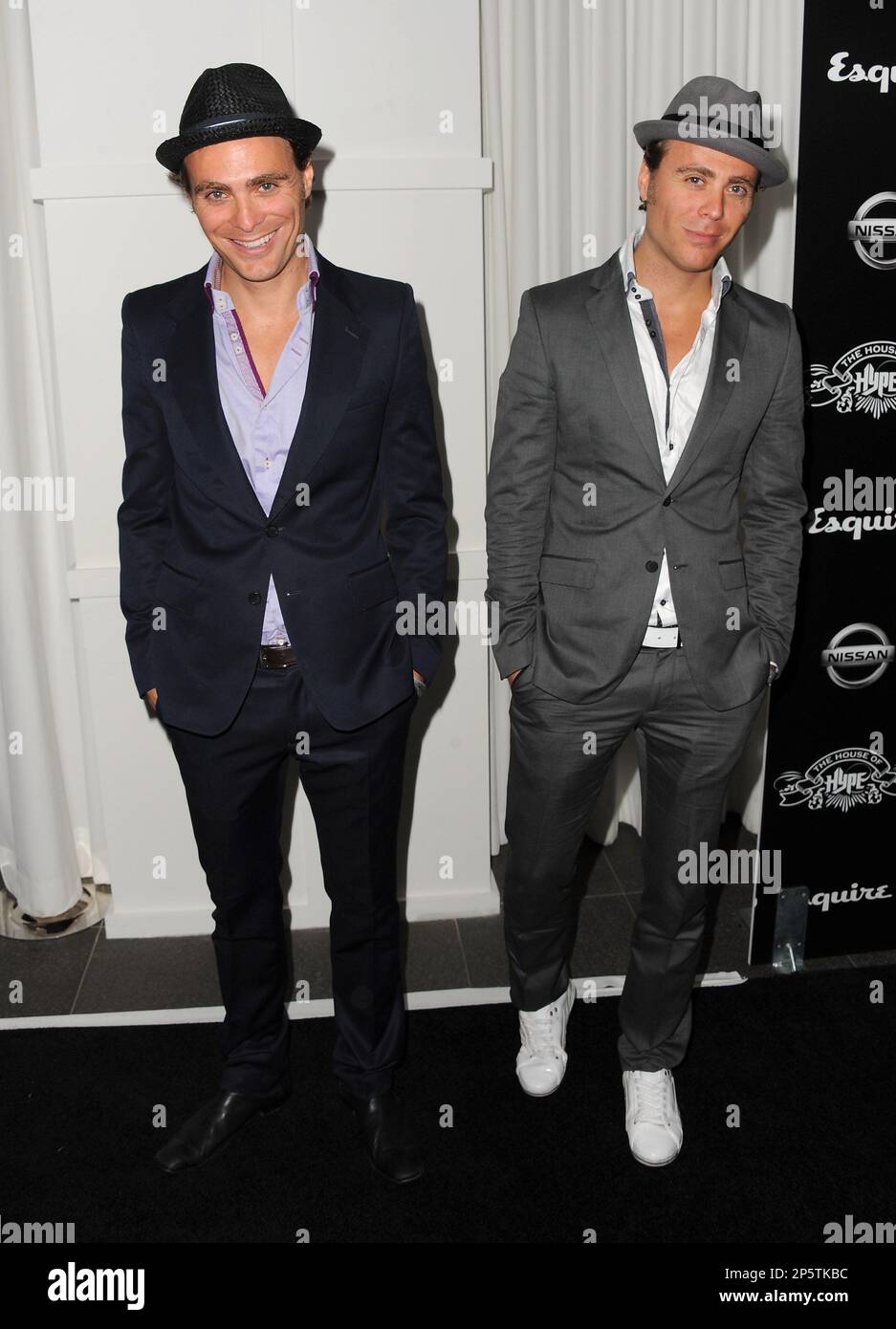 BEVERLY HILLS, CA - AUGUST 28: Marc Blackham and Allister Blackham of ...