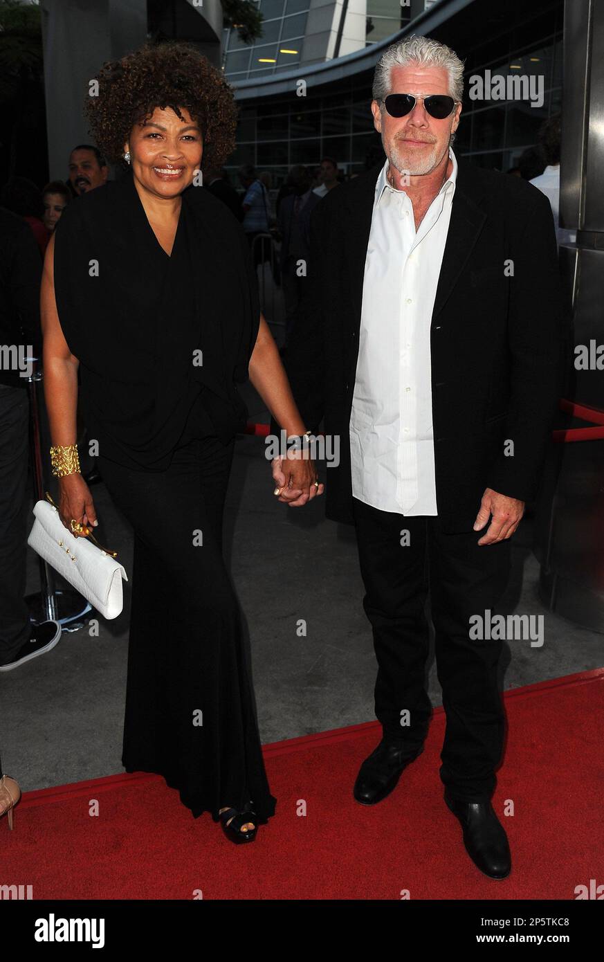 LOS ANGELES, CA - AUGUST 30: Ron Perlman arrives at FX Network's "Sons ...