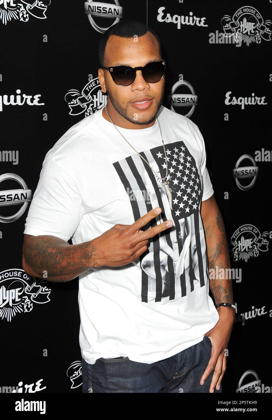 BEVERLY HILLS, CA - AUGUST 28: Flo-Rida arrives at the 4th Annual House ...