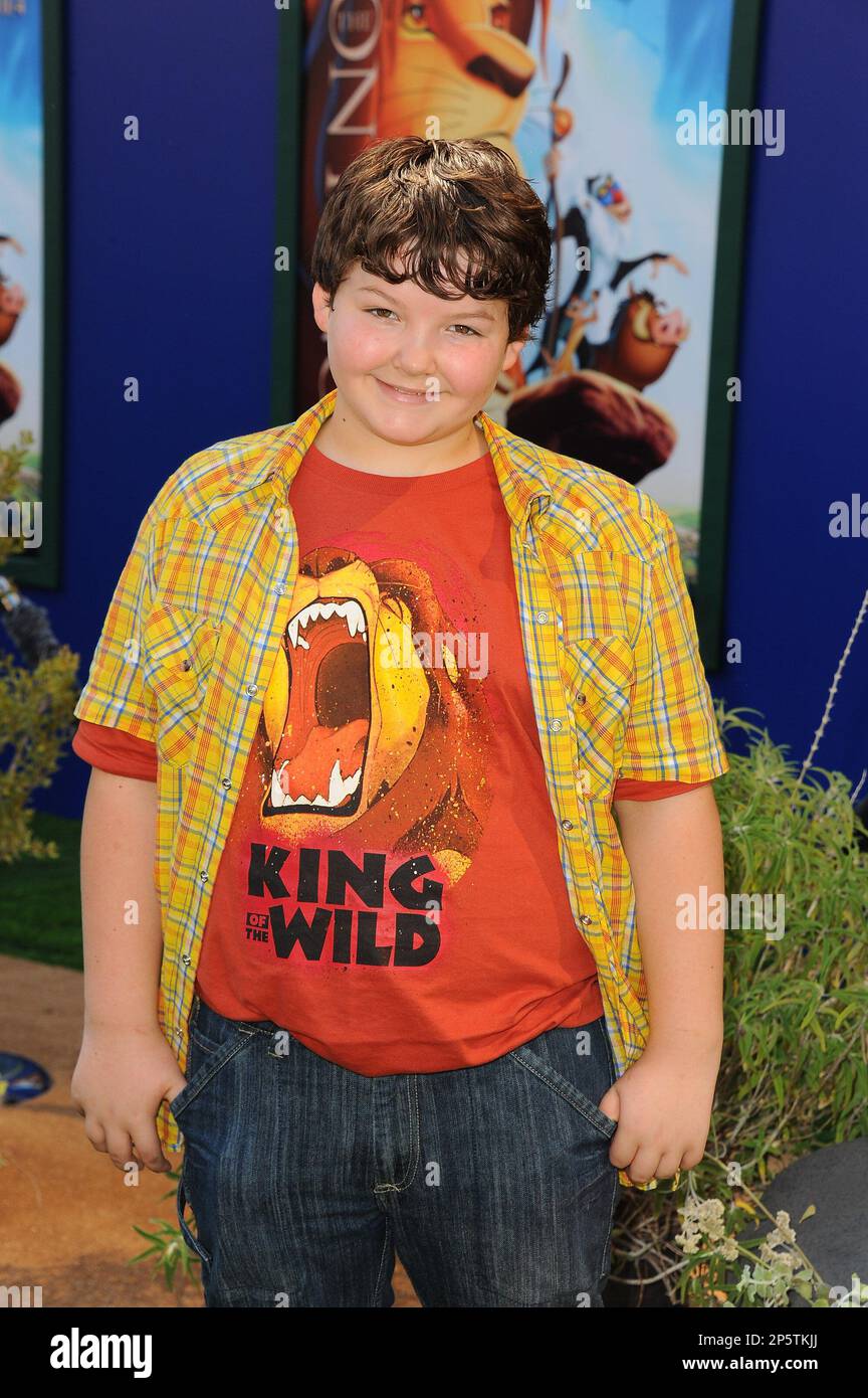 HOLLYWOOD, CA - AUGUST 27: Aedin Mincks arrives at "The Lion King 3d ...