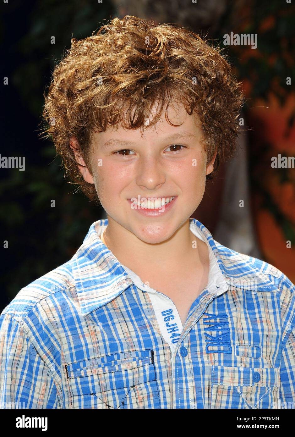 HOLLYWOOD, CA - AUGUST 27: Actor Nolan Gould arrives at "The Lion King ...