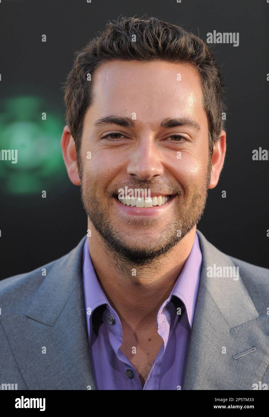 HOLLYWOOD, CA - JUNE 15: Actor Zachary Levi arrives at the "Green ...