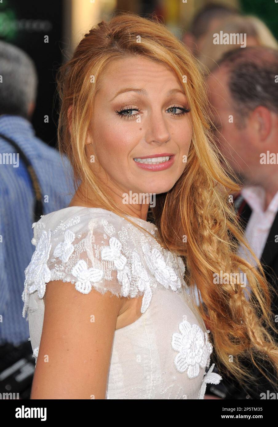 HOLLYWOOD, CA - JUNE 15: Actress Blake Lively arrives at the "Green ...