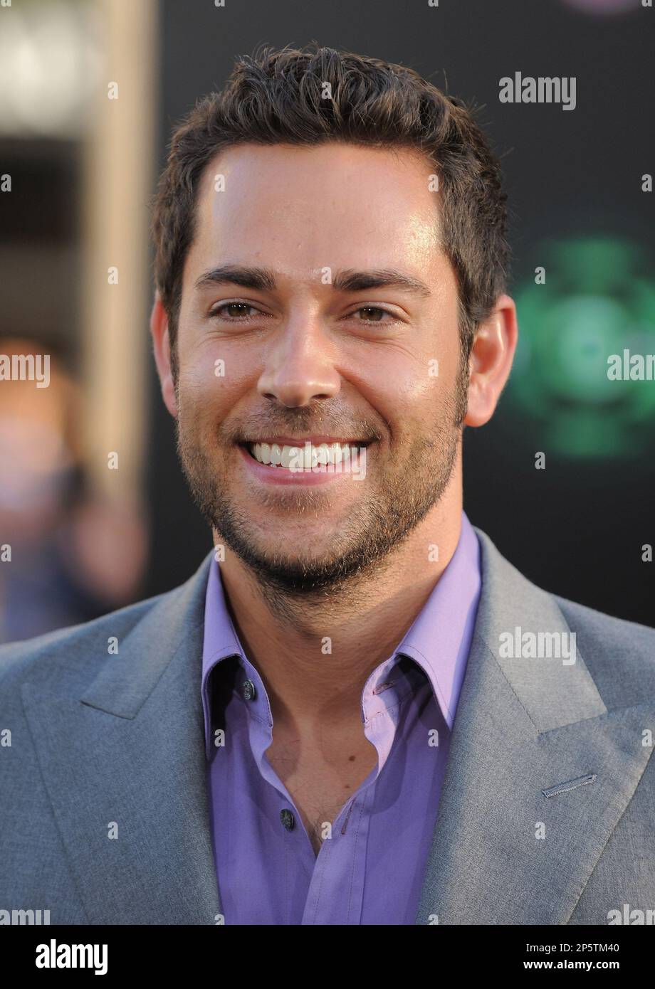 HOLLYWOOD, CA - JUNE 15: Actor Zachary Levi arrives at the "Green ...