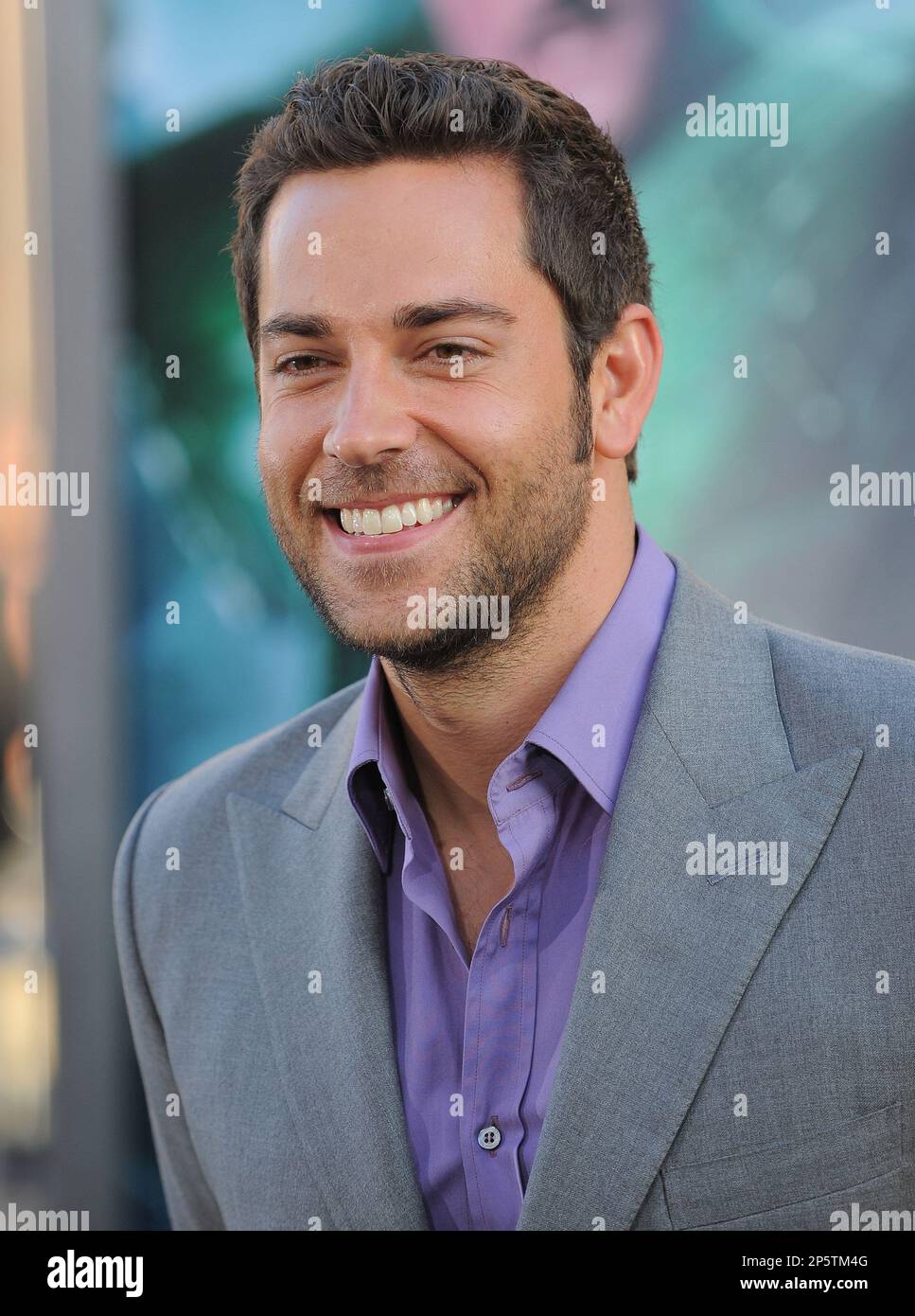 HOLLYWOOD, CA - JUNE 15: Actor Zachary Levi arrives at the "Green ...