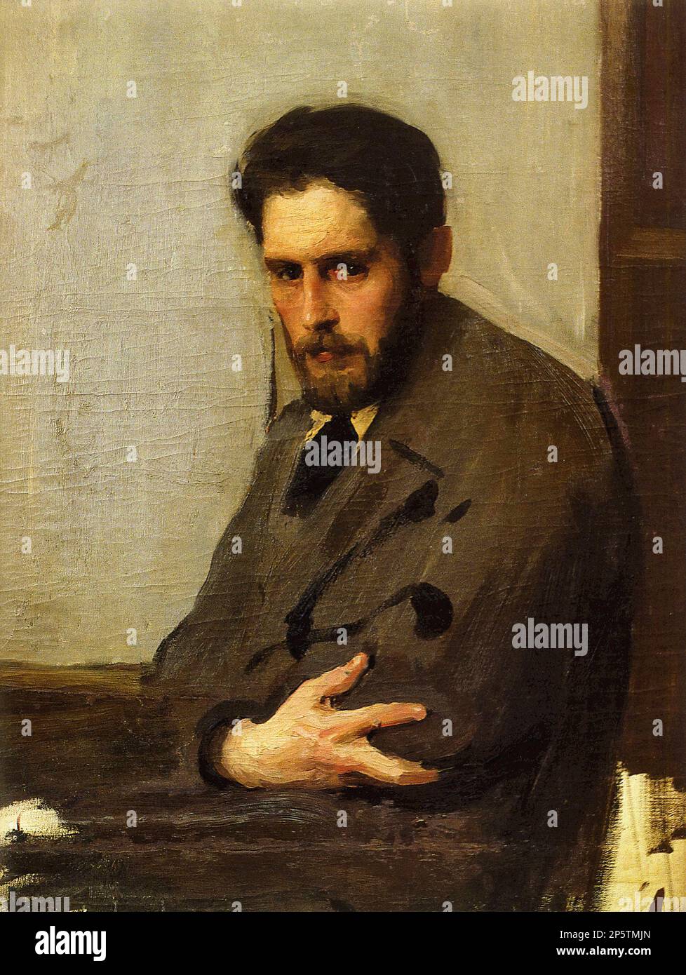 Мурашко Александр - Портрет художника Г. Зисса - Русская школа - XIX ...