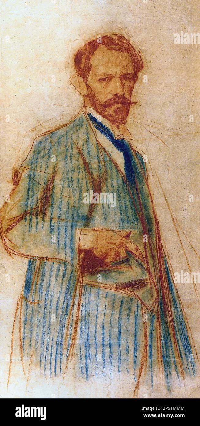 Мурашко Александр - Автопортрет 1 - Русская школа - XIX век - Murashko ...