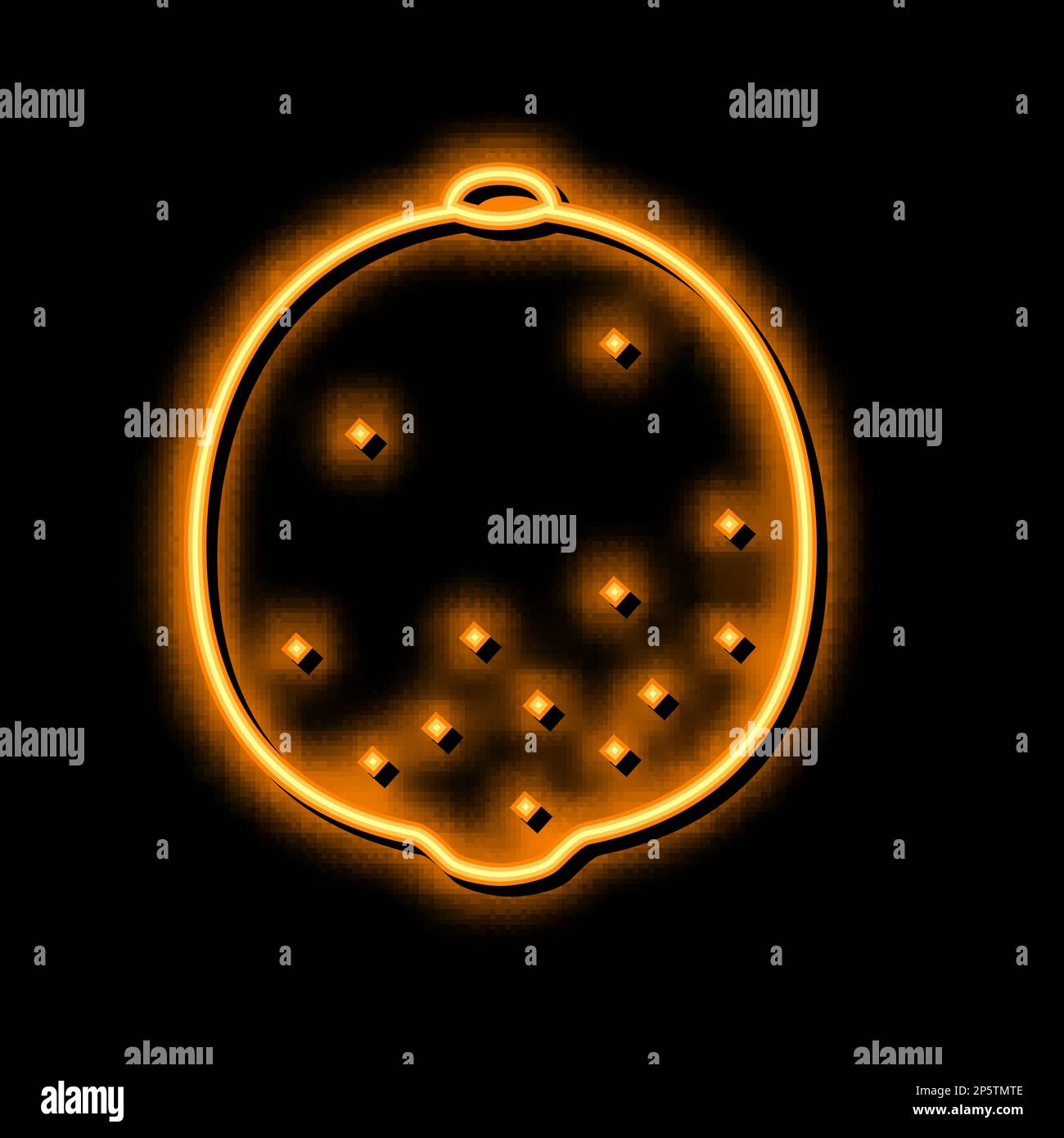 lime citrus neon glow icon illustration Stock Vector Image & Art - Alamy