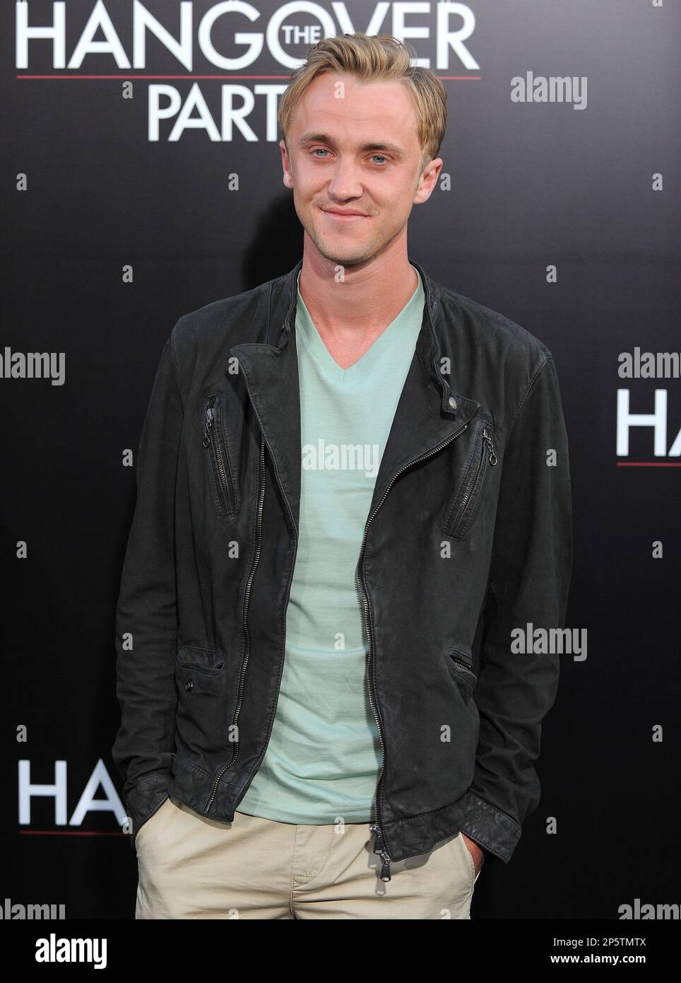 HOLLYWOOD, CA - MAY 19: Actor Tom Felton arrives at "The Hangover Part ...
