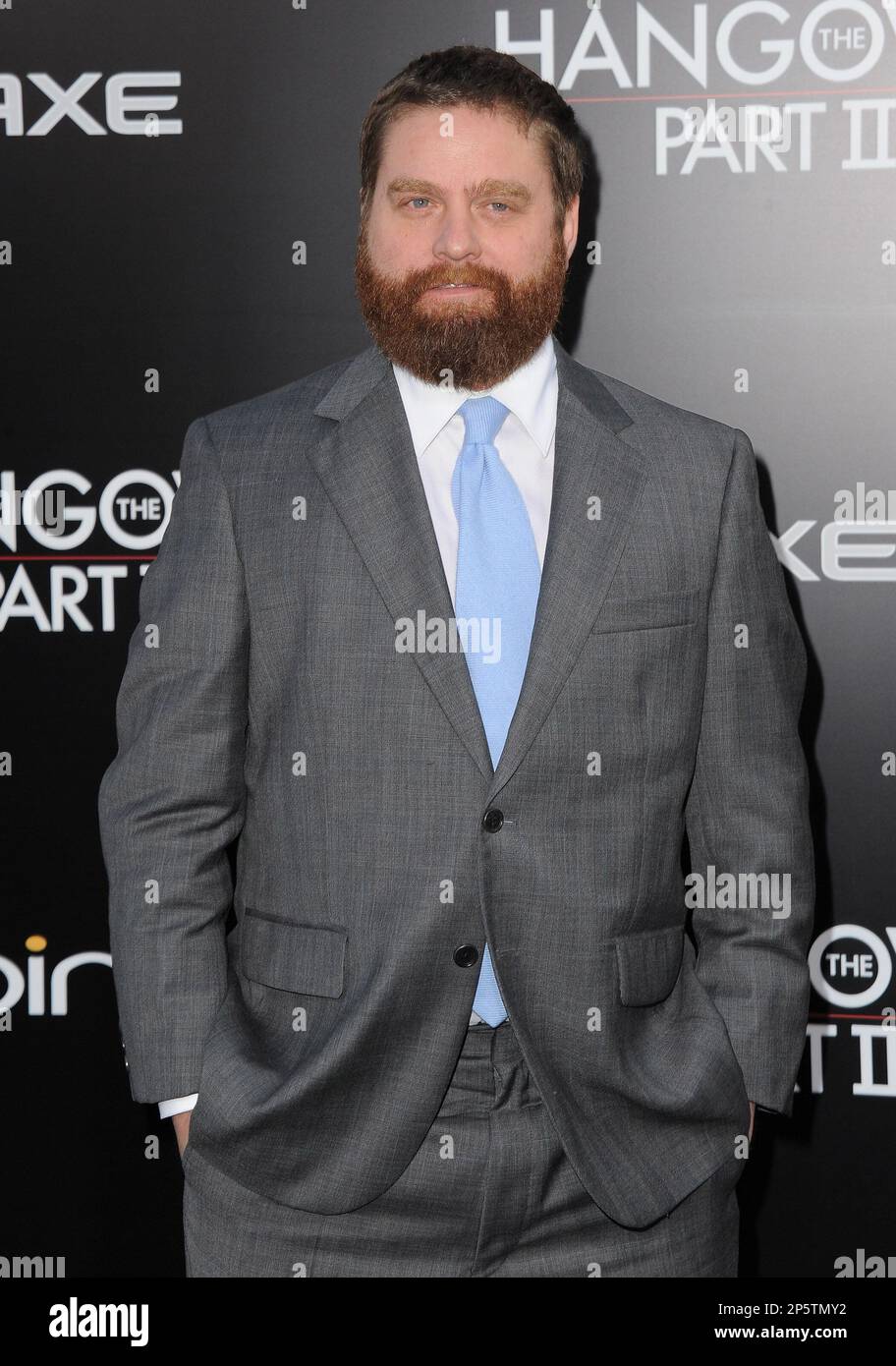 HOLLYWOOD, CA - MAY 19: Actor Zach Galifianakis arrives at "The ...