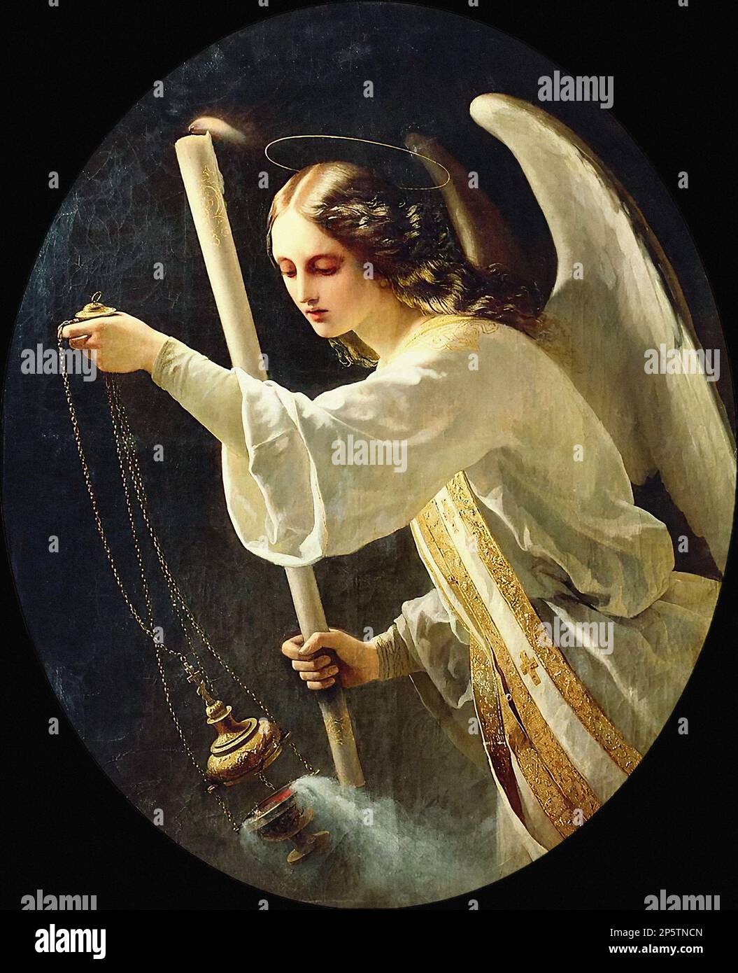 Нефф Тимолеон Карл фон - Ангел - Русская школа - XIX век - Neff ...