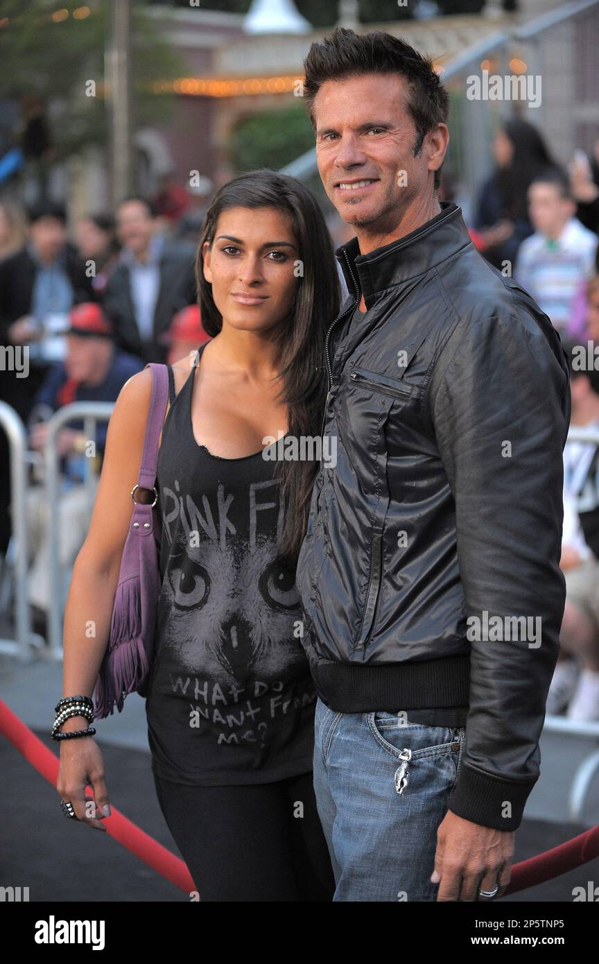 ANAHEIM, CA - MAY 07: Actress Lorenzo Lamas (R) and Shawna Craig arrive ...