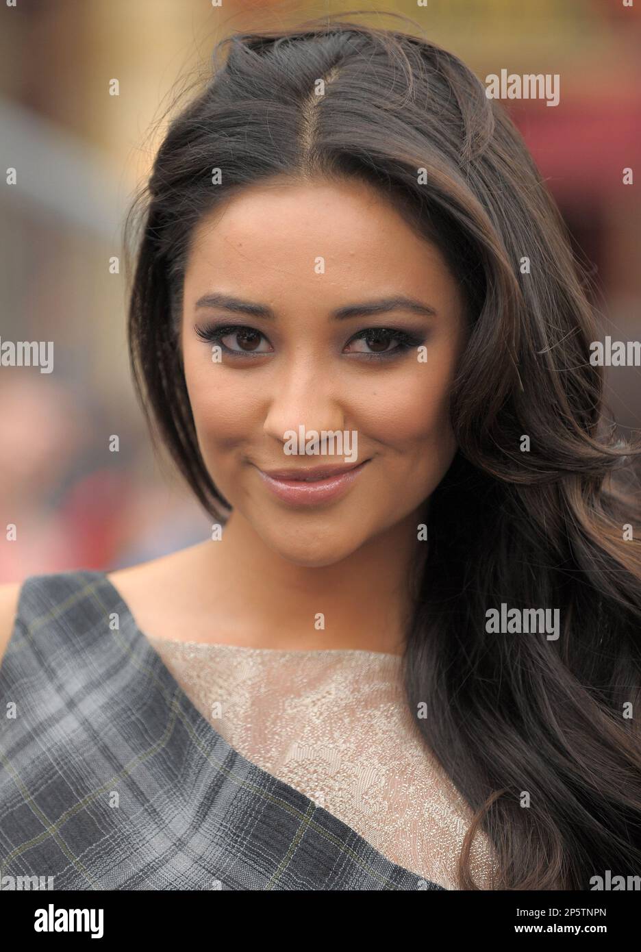 ANAHEIM, CA - MAY 07: Actress Shay Mitchell arrives at the premiere of ...