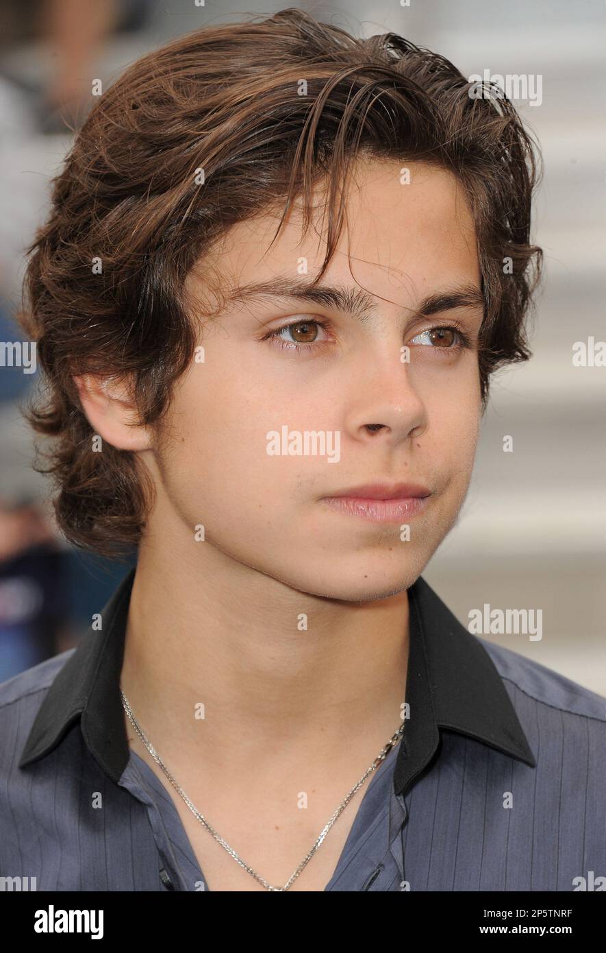 ANAHEIM, CA - MAY 07: Actor Jake T. Austin arrives at the premiere of ...