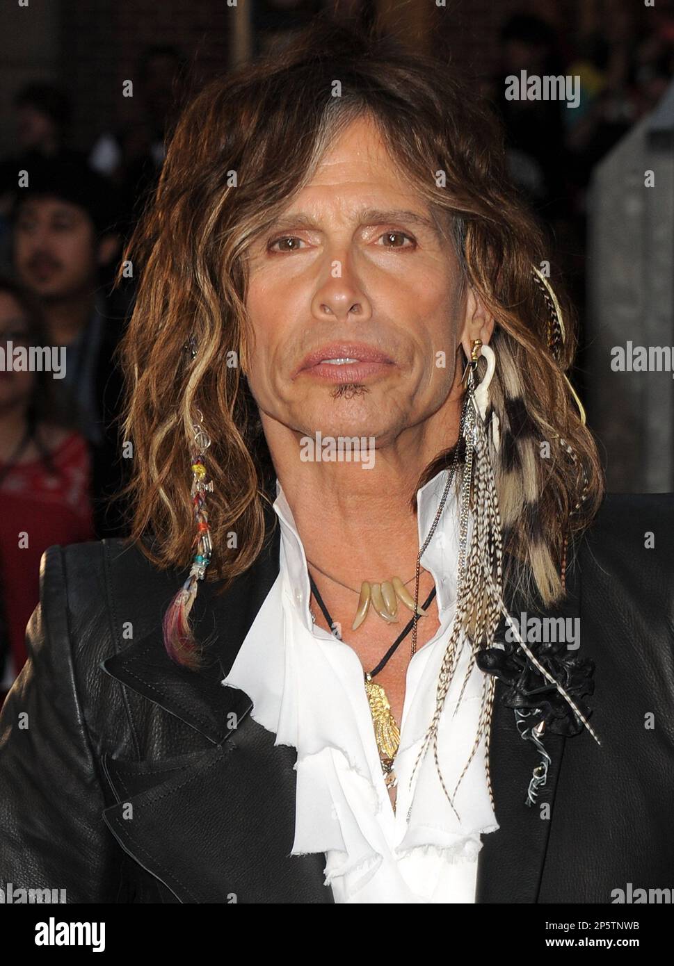 ANAHEIM, CA - MAY 07: Steven Tyler arrives at the premiere of Walt ...