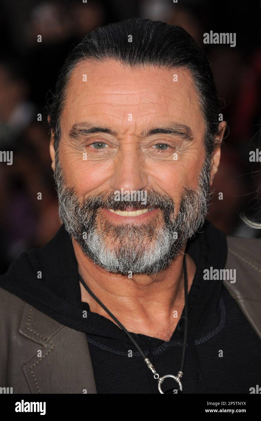 ANAHEIM, CA - MAY 07: Actor Ian Mcshane arrives at the premiere of Walt ...
