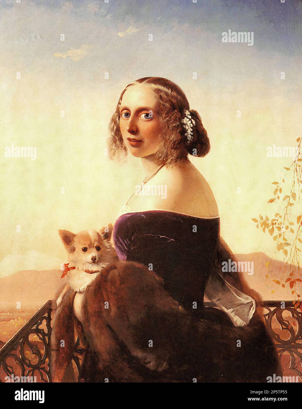 Нефф Тимолеон Карл фон - Портрет леди Баррет из Белхуса - Русская школа ...