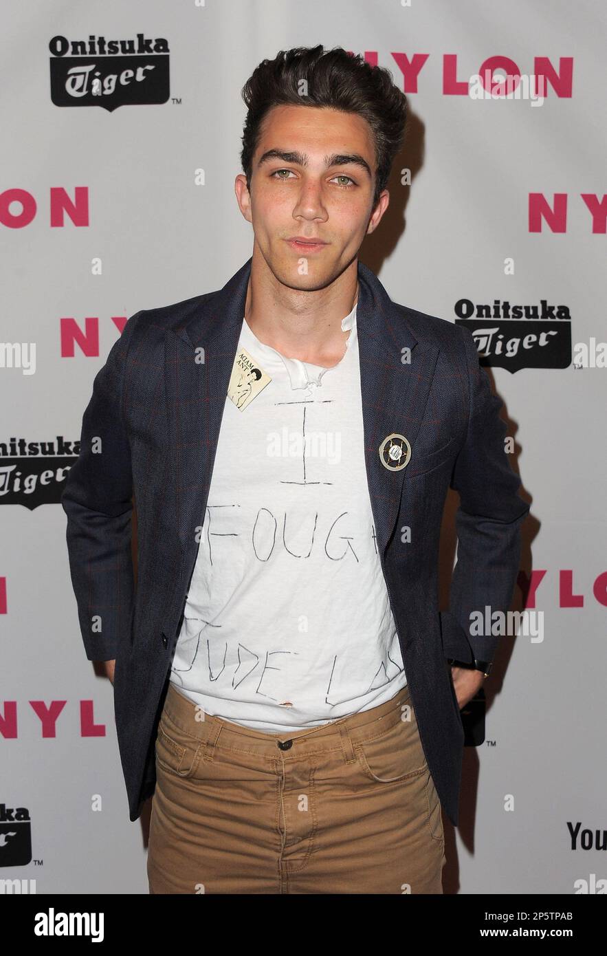 LOS ANGELES, CA - MAY 04: Luke Brandon Field attends the Nylon Magazine ...