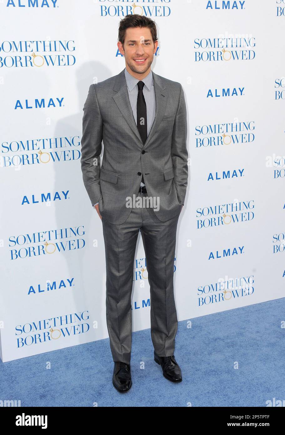 HOLLYWOOD, CA - MAY 03: Actor John Krasinski arrives at the "Something ...