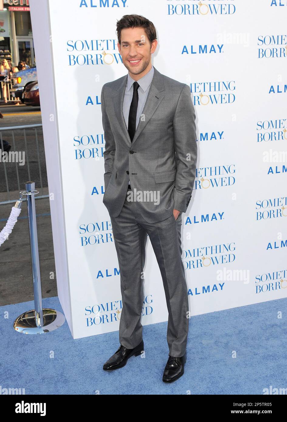 HOLLYWOOD, CA - MAY 03: Actor John Krasinski arrives at the "Something ...