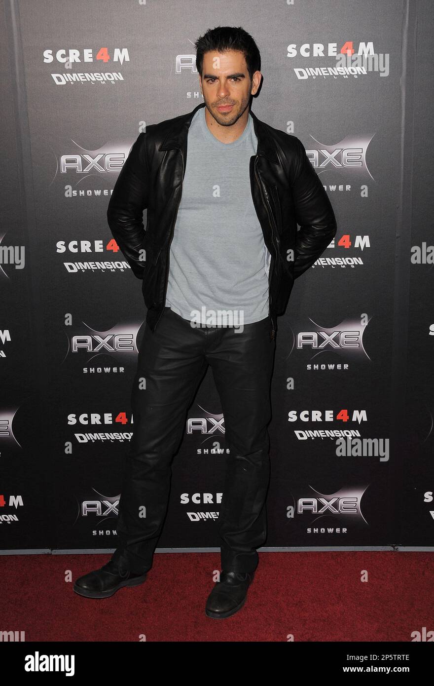 HOLLYWOOD, CA - APRIL 11: Actor Eli Roth arrives at the "Scre4m" Los ...