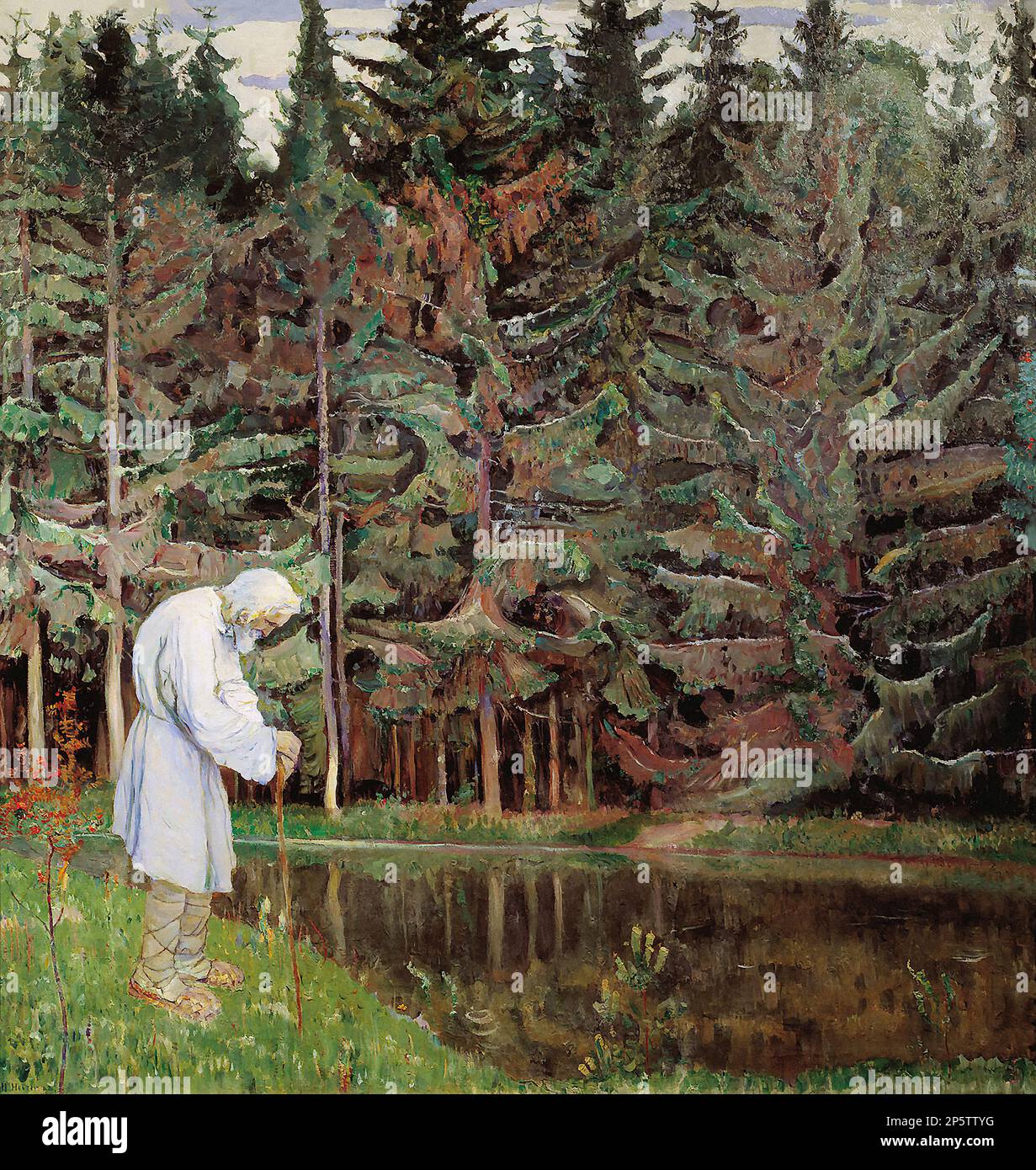 Нестеров Михаил - Старик - Русская школа - XIX век - Nesterov Mikhail ...