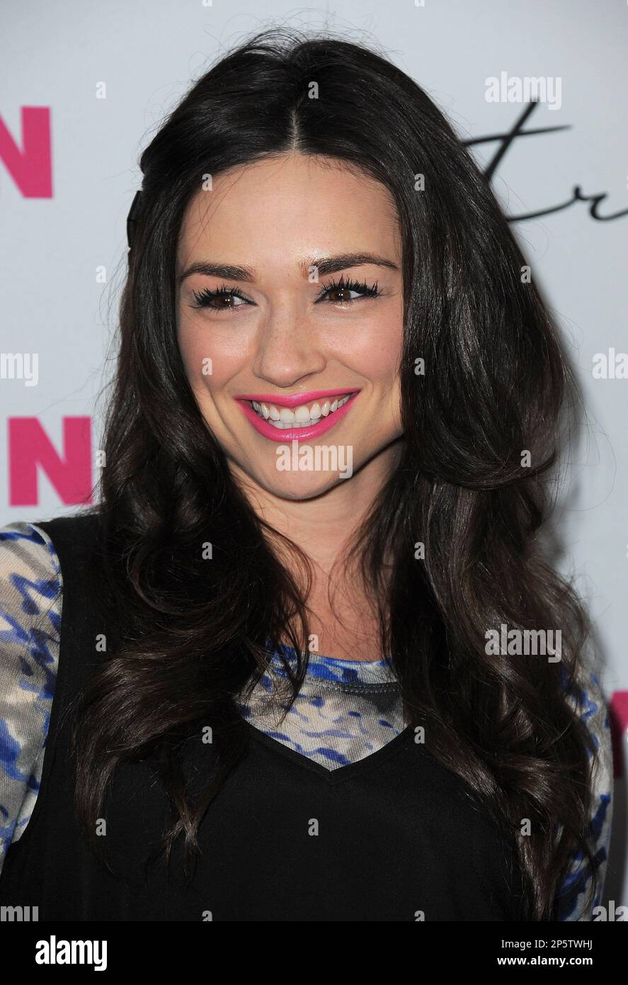 HOLLYWOOD, CA - MARCH 24: Actress Crystal Reed arrives at NYLON ...