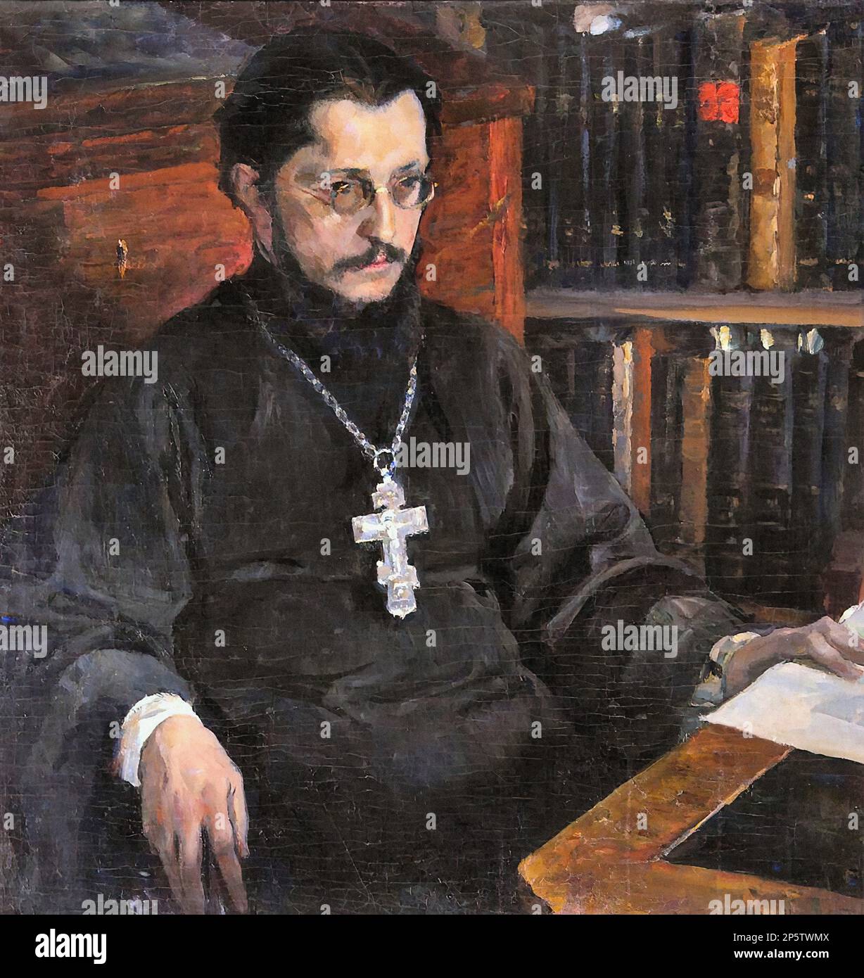 Нестеров Михаил - Портрет священника - Русская школа XIX века ...